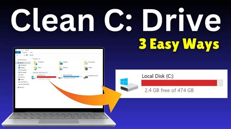 How To Clean C Drive In Windows 10 3 Easy Ways Youtube