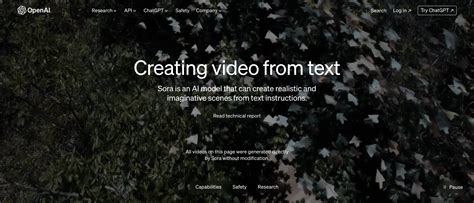 Exploring Sora Openais New Innovation
