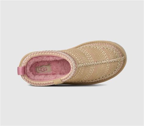Ugg Tasman Meadow Slippers Sand Castle Flat Shoes For Women