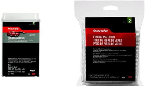 Bondo Fiberglass Resin 402c Bondo Fiberglass Cloth 499 Bundle