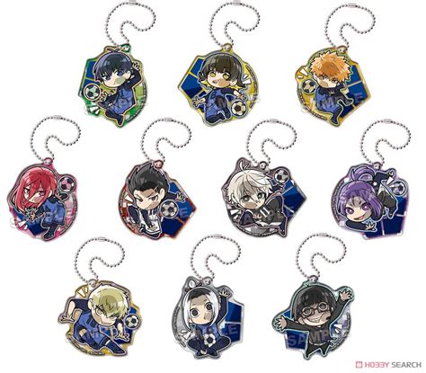 ぴた！でふぉめ ブルーロック アクリルキーホルダー 10個セット キャラクターグッズ 商品画像1