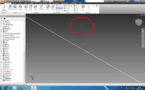 solved work point intersecting a plane and line autodesk community
