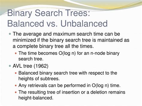 Ppt Understanding Avl Trees Balanced Binary Search Powerpoint Presentation Id2900212