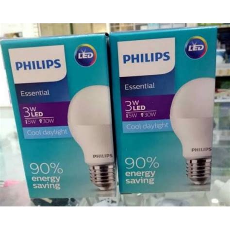 Jual Philips Led Essential 3 Watt Shopee Indonesia