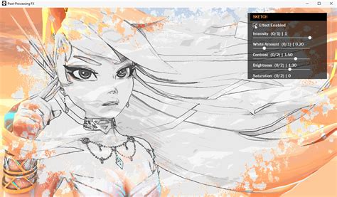 Sketch Cartoon Shader Post Processing By Foxy Of Jungle