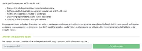 Tryhackme Red Team Recon