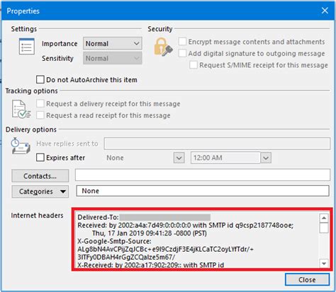 How To View Full Message Headers In Microsoft Outlook Alexanders Blog