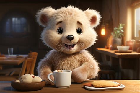 动画中的可爱小熊插画图片下载 正版图片600547142 摄图网