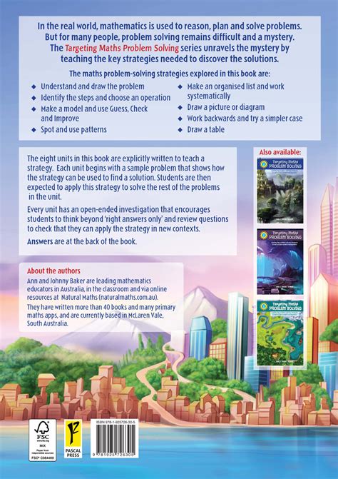 Targeting Maths Problem Solving Year 3 Pascal Press 9781925726305 Educational Resources
