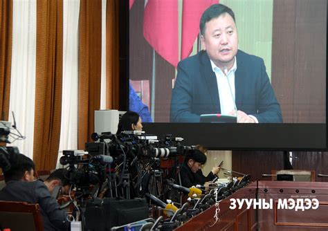 Фото АН цаг үеийн асуудлаар мэдээлэл хийлээ