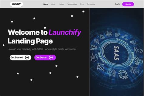Saas Landing Page Figma