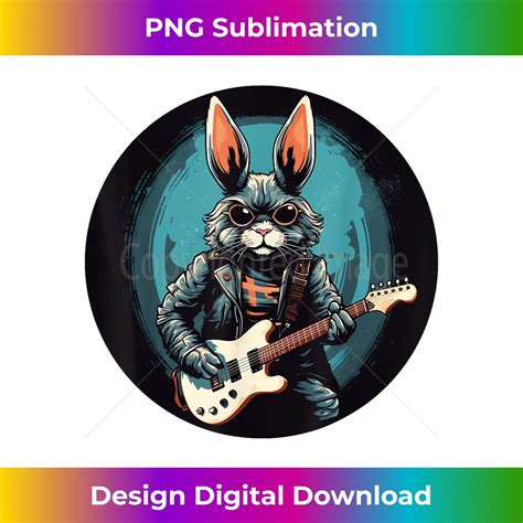 Cool Electric Guitar Bunny For Rockn Roll Easter High Qua Inspire