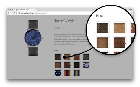 Woocommerce Attribute Swatches Iconic
