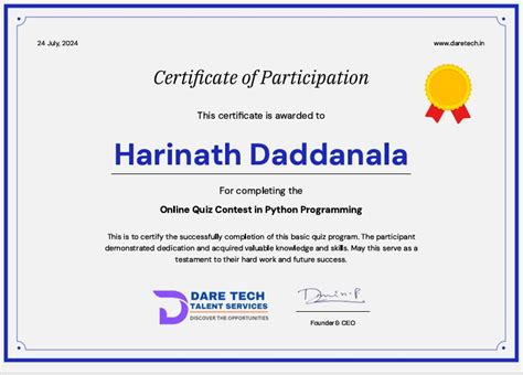Harinath Daddanala On Linkedin Pythonprogramming Contest Codingchallenge Linkedinfam