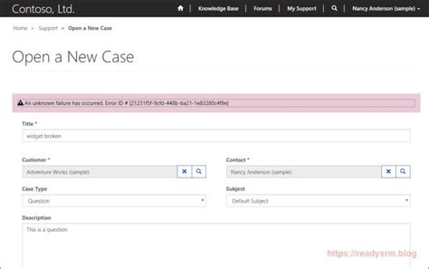 Diagnosing Errors In Powerapps Portals Readyxrm
