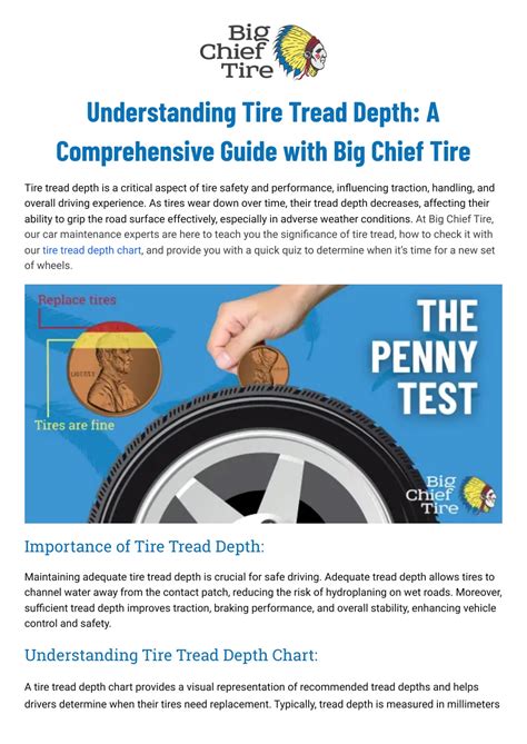 PPT Understanding Tire Tread Depth With Big Chief Tire PowerPoint Presentation ID