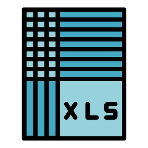 Premium Vector Xls Database Icon Outline Xls Database Vector Icon For Web Design Isolated On