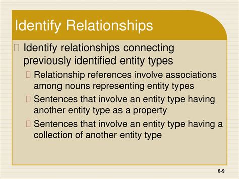 Identifying Relationship