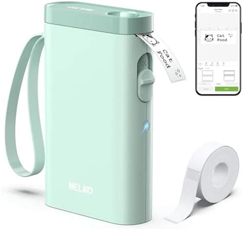 Amazon Com LFPERT Label Maker Machine With Tape HP Portable Bluetooth Label Maker Printer