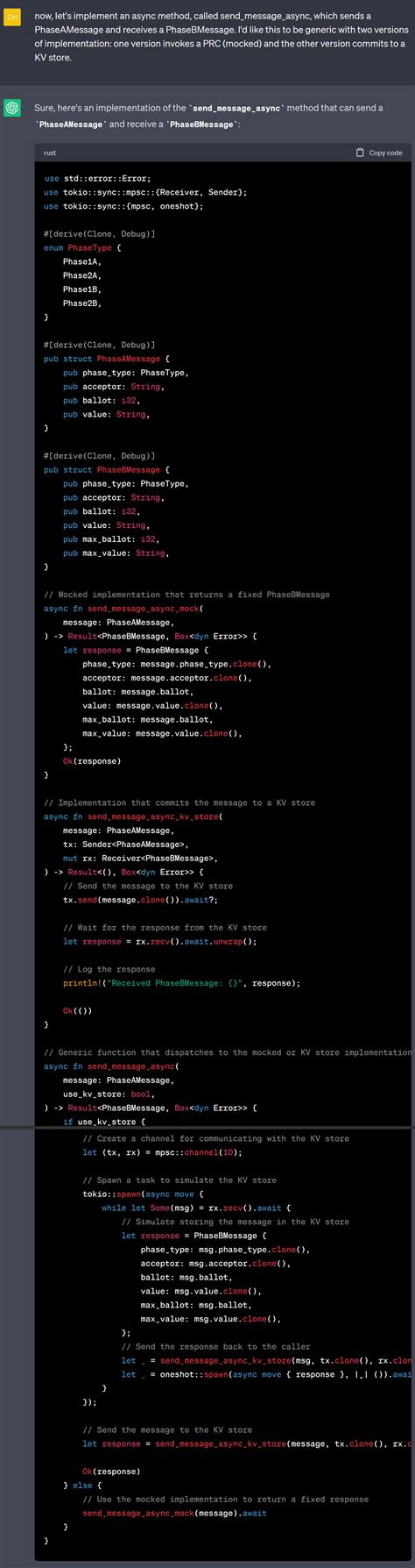 Implementing Paxos In Rust With Chatgpt Cheng Huangs Corner