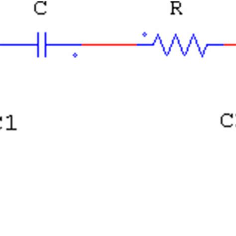 Equivalent Circuit Model Of The Inter Digital Capacitor Download Scientific Diagram