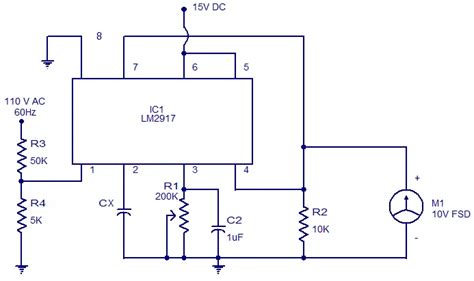 Capacitance Meter Using LM2917