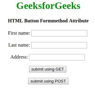 HTML formmethod属性用法及代码示例 纯净天空