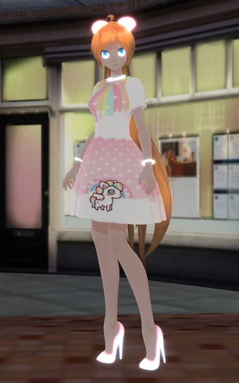 Mmd Dl Tda Wykp Al Pastel Dress Amy By Mario And Sonic Guy On Deviantart