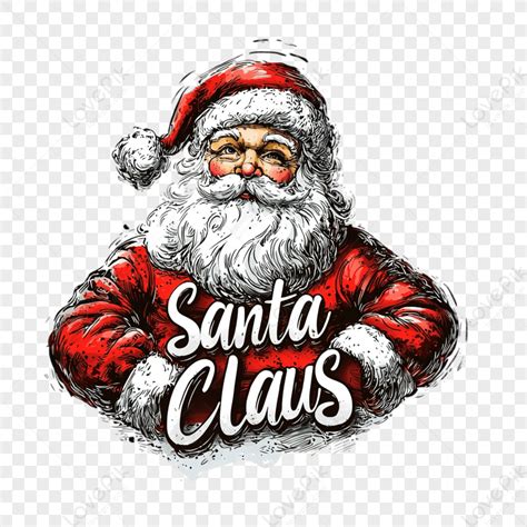 산타클로스 글자 손으로 쓴 따옴표 Png 일러스트 무료 다운로드 Lovepik