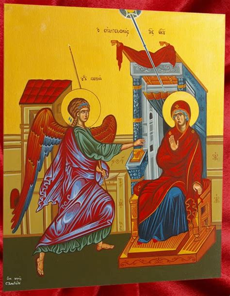 ΘΡΗΣΚΕΥΤΙΚΑ ΕΙΚΟΝΕΣ ΤΟΥ ΕΥΑΓΓΕΛΙΣΜΟΥ ΤΗΣ ΘΕΟΤΟΚΟΥ