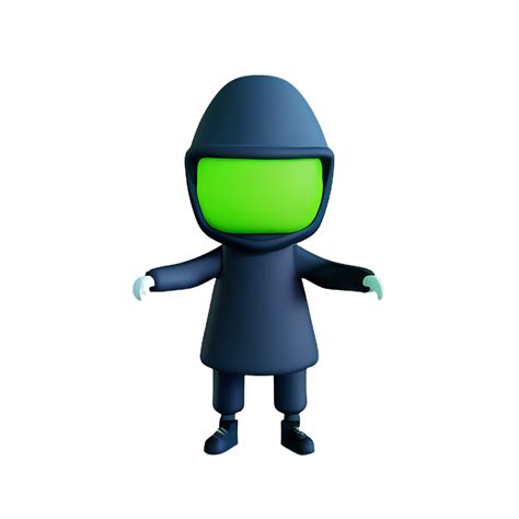 Hacker 3d Rendering Icon Illustration 28612479 Png