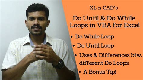 How To Use Do While And Do Until Loops In Vba For Excel 4 Examples Youtube
