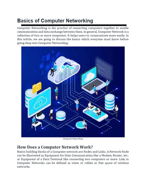 basics of computer networking pdf computer network osi model