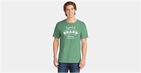 Custom Heavyweight Ring Spun Tee Comfort Colors With Your Logo