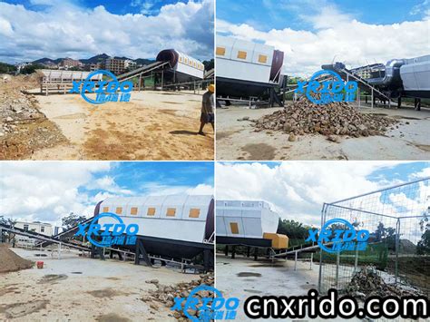 Installation Site Of Decoration Waste Sorting System Equipment Henan