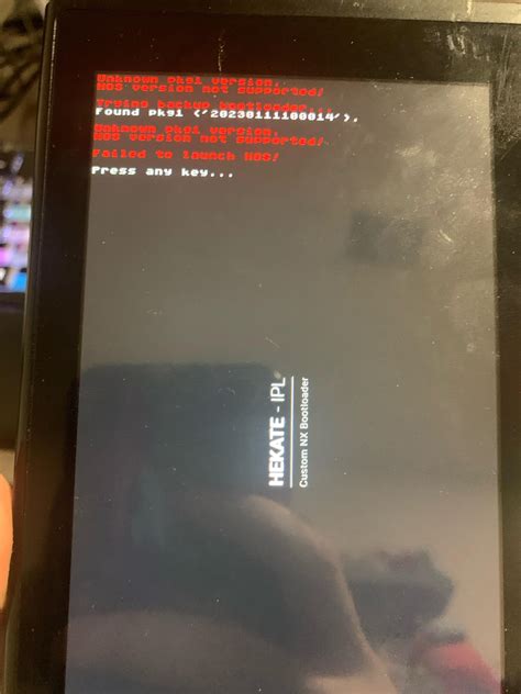 got this when trying to boot into emunand after a firmware update on