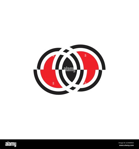 Circle Linked Geometric Arrow Logo Vector Stock Vector Image And Art Alamy