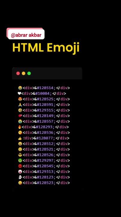 Abrar Akbar On Linkedin Webdevelopment Html Emojis Codingtips