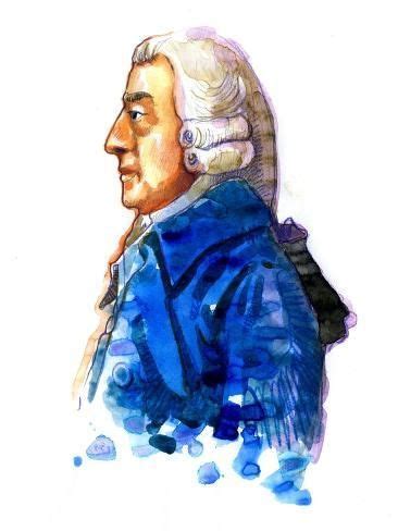 Portrait Of The Philosopher And Economist Adam Smith 1723 1790