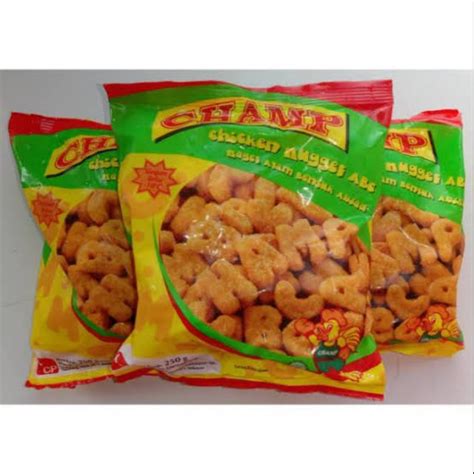Jual Nuget Champ Alfabeth 250 Gr Shopee Indonesia