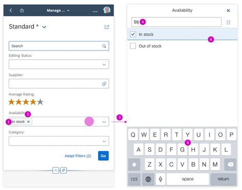 Multi Combo Box SAP Fiori For Web Design Guidelines