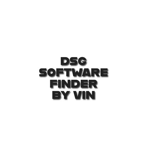 DSG Flash Files DSG Software DSG Tuning DSG Remaps DSG Software Finder By VIN SGO By VIN