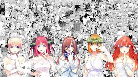 Nakano Sisters Manga Collage Desktop Wallpaper This Is The Low