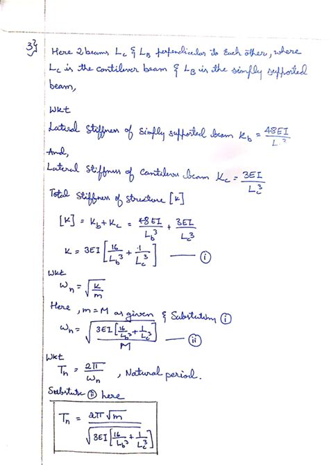Calculation Of Stiffness In Structural Elements Skill Lync