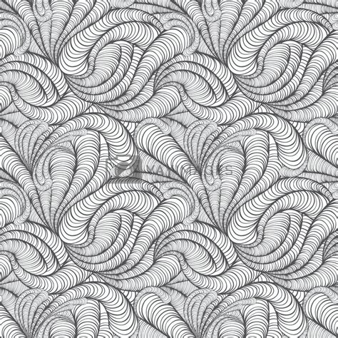 Vector Seamless Funky Background With Abstract Figures By Alexmakarova Vectors And Illustrations