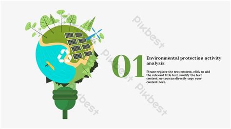 Environmental Protection Education Promotion Ppt Template Powerpoint
