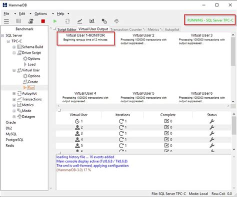 Database Performance Benchmark Using Hammerdb Vexpose Blog