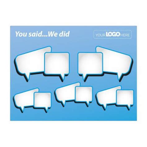 You Said We Did Board 1200 X 900mm Spcsbbd22 Safety Signs