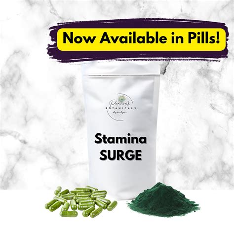 Stamina Surge Herbal Energy Powder Peacock Botanicals