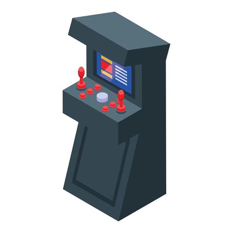 Retro Arcade Game Machine Displaying Colorful Pixels 48297337 Vector Art At Vecteezy